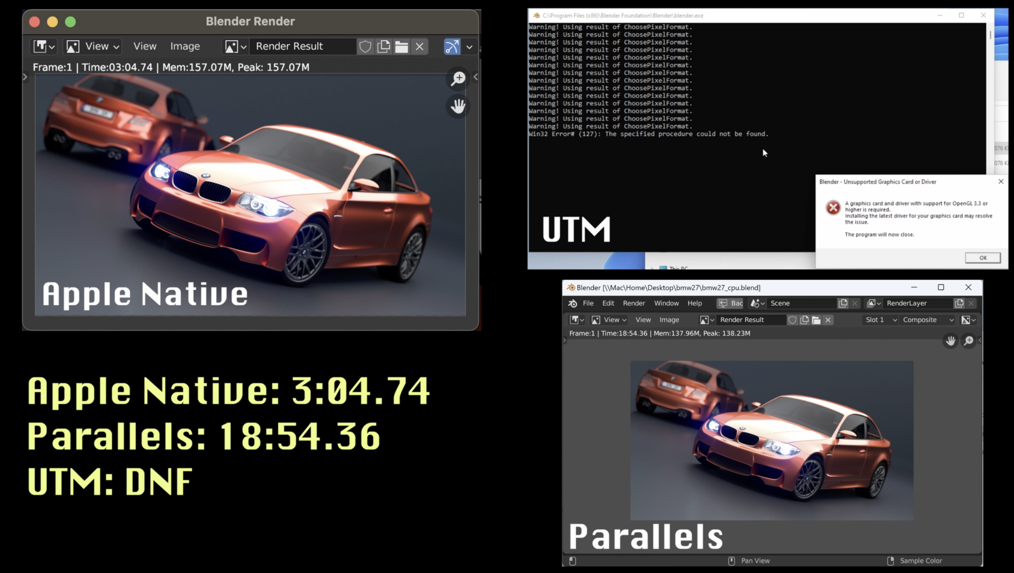 Windows 11 | Parallels vs. UTM – DailyCompute